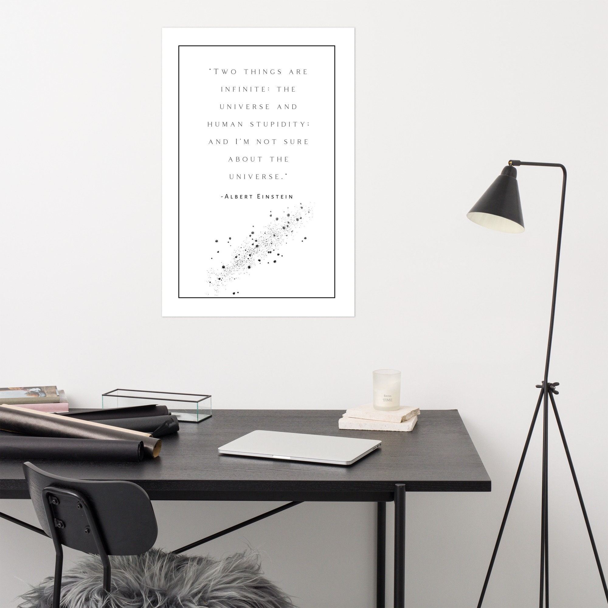 Albert Einstein Poem Posters Poetry Wall Art Home Decor - Etsy