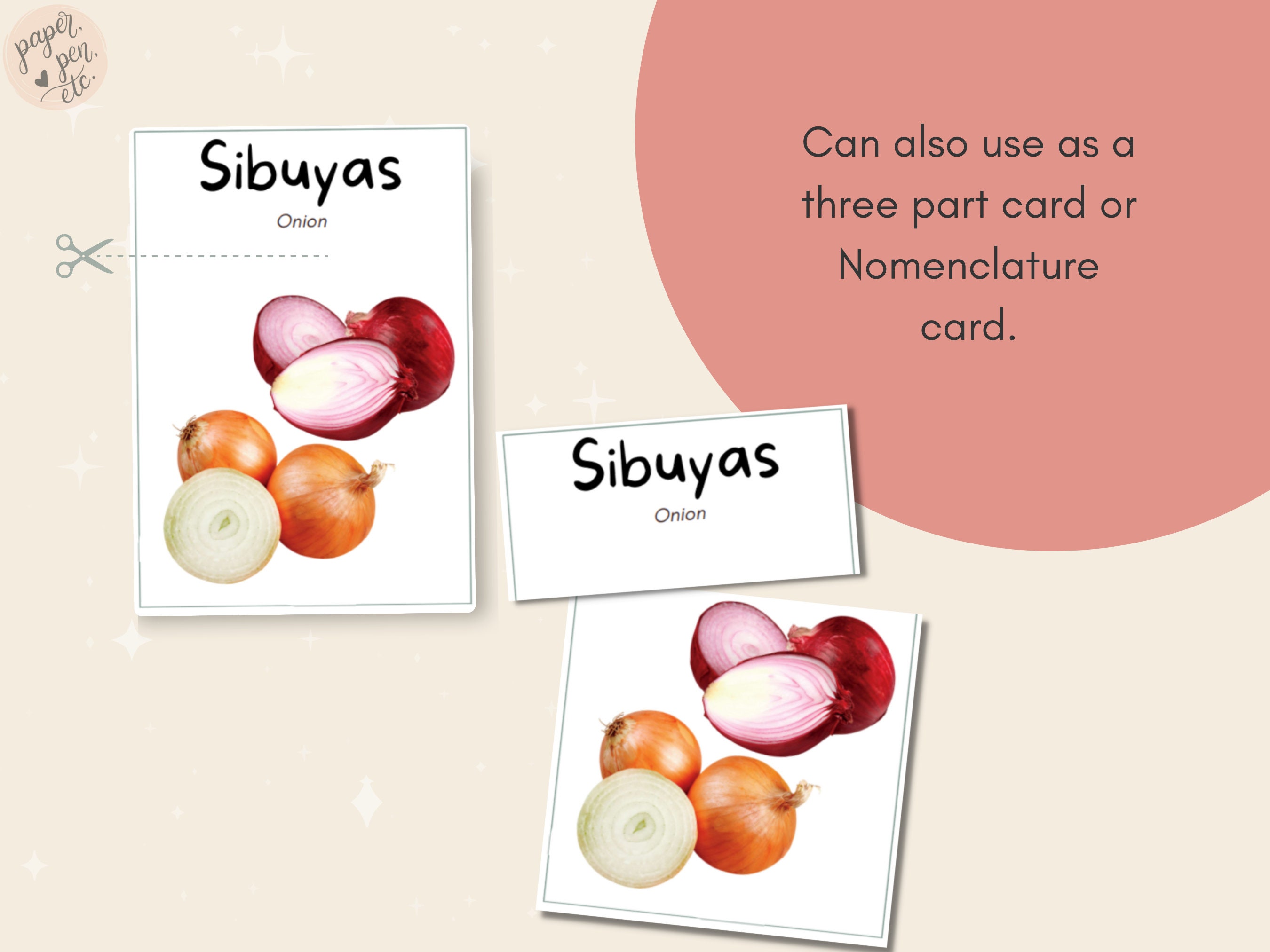 Vegetables BISAYA Flash Cards With English Translation | Bilingual ...