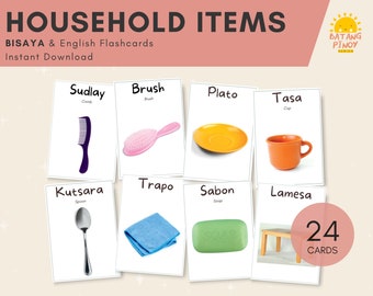 Fruits TAGALOG Flash Cards With English Translation Bilingual Cards ...