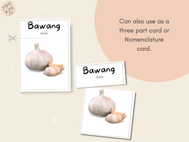 Vegetables TAGALOG Flash Cards With English Translation | Bilingual ...