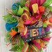 Fiesta Wreath, Cinco De Mayo - Etsy