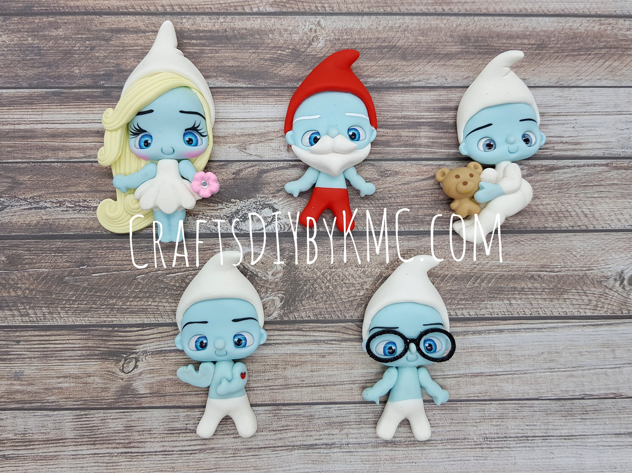 Smurf Cake Topper - Etsy Australia