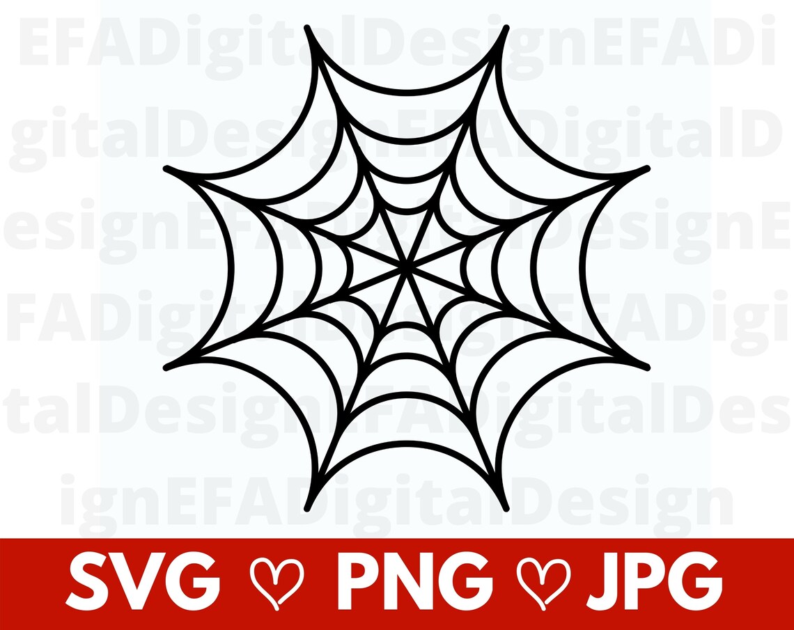 Spider Web Cut File, Simple Spider Web Shirt Design, Cobweb Halloween ...