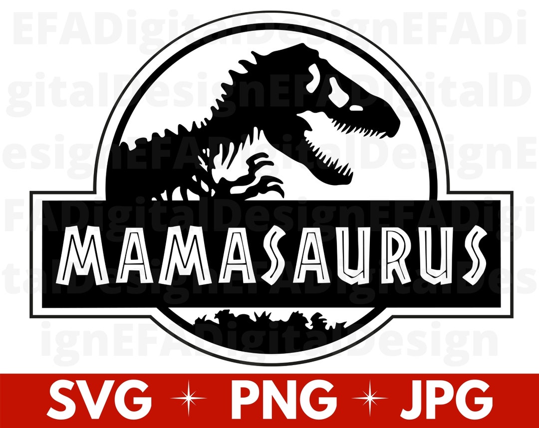 Mamasaurus Svg Cut Files, Mamasaurus With Welded Teeth, Dinosaur Svg ...