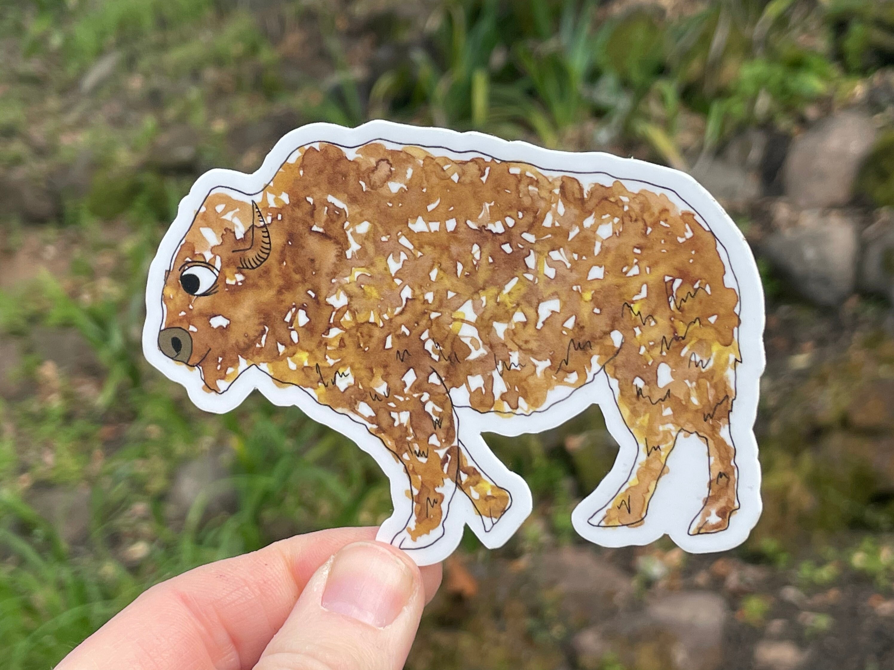 Buffalo Bison Sticker - Weatherproof - Etsy