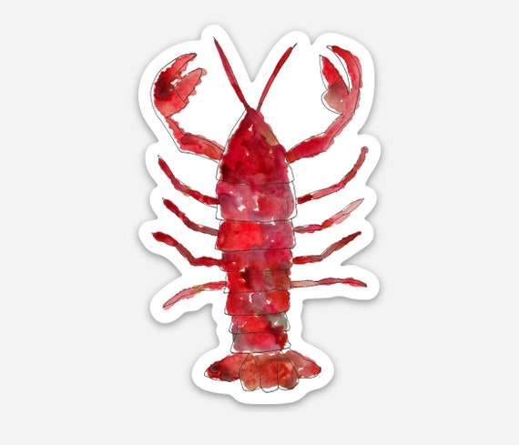 Lobster Stickers - Etsy