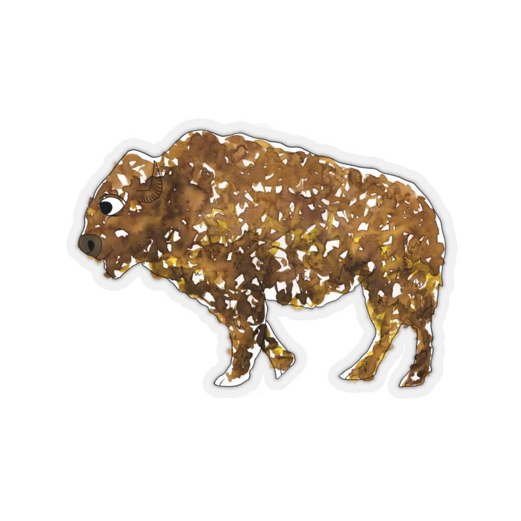 Buffalo Bison Sticker - Weatherproof - Etsy