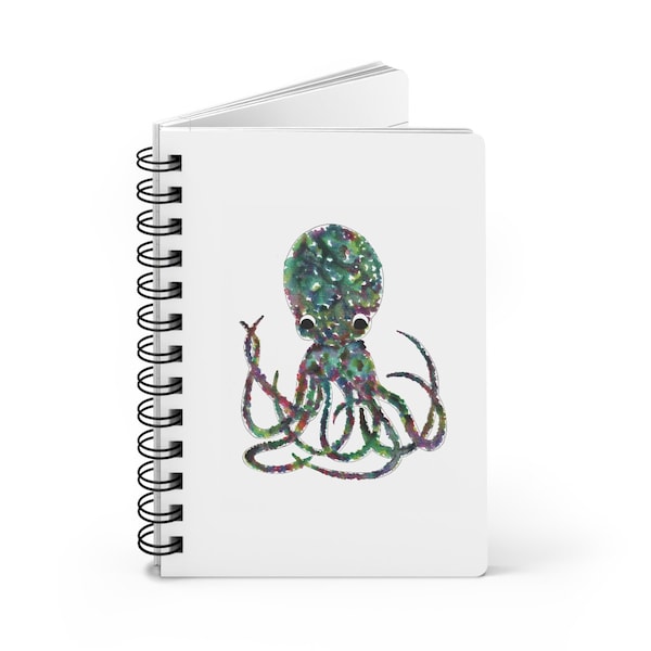 Octopus Notebook - Etsy