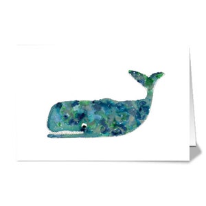 Set of 6 Ocean Animal Greeting Cards - 4"x6" Folded With Envelopes - Etsy