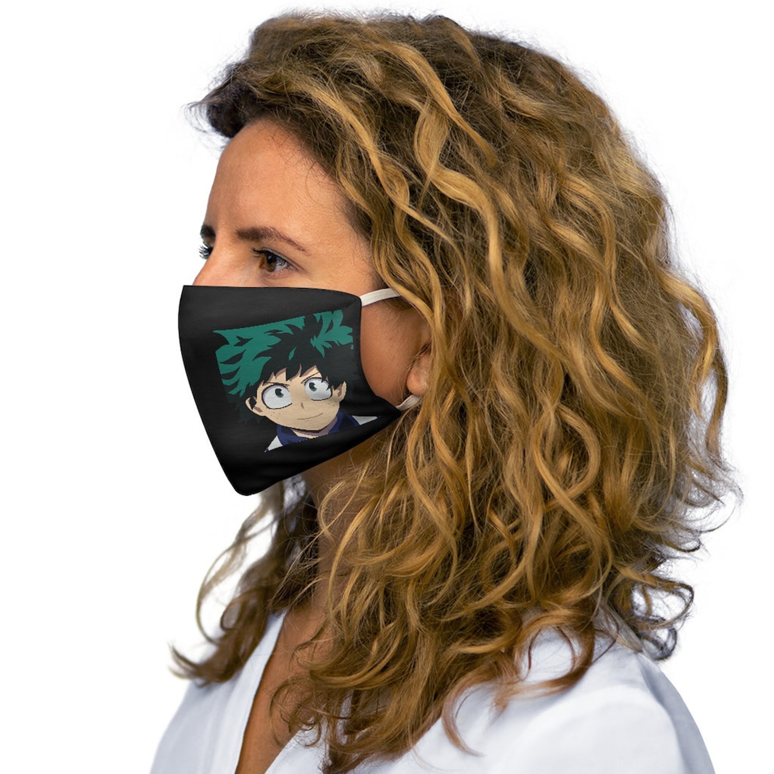 Izuku Midoriya Face MaskAnime Face Masksmha maskbnha mask | Etsy