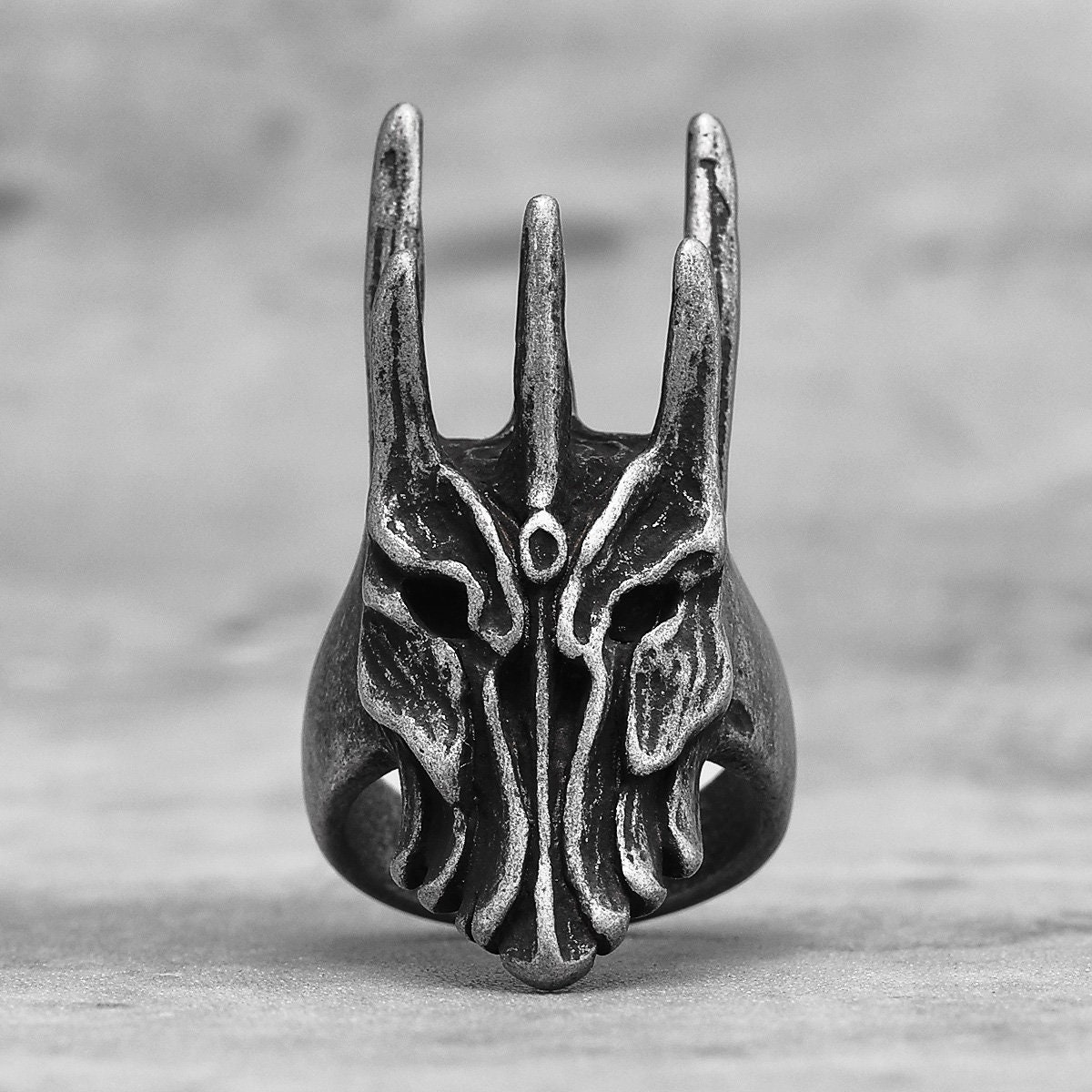 Vintage Sauron Ring Sauron Helmet Sauron the Dark Lord Lord - Etsy