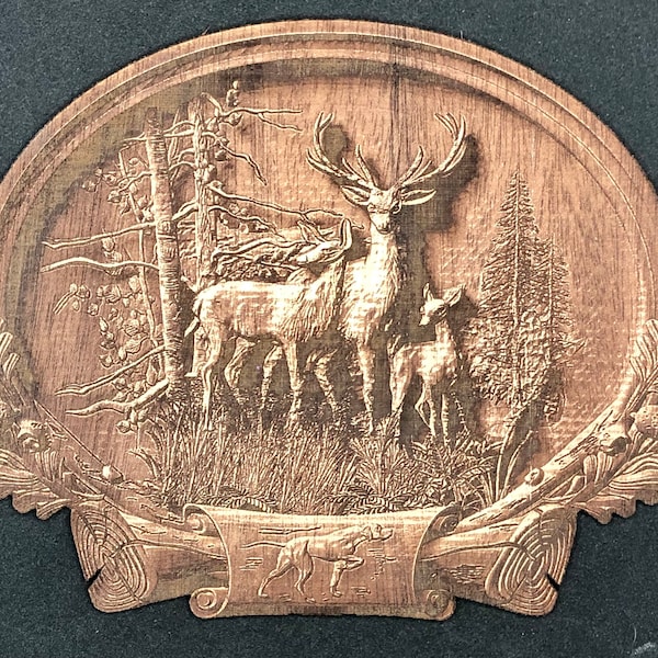 Laser Engraved Deer - Etsy