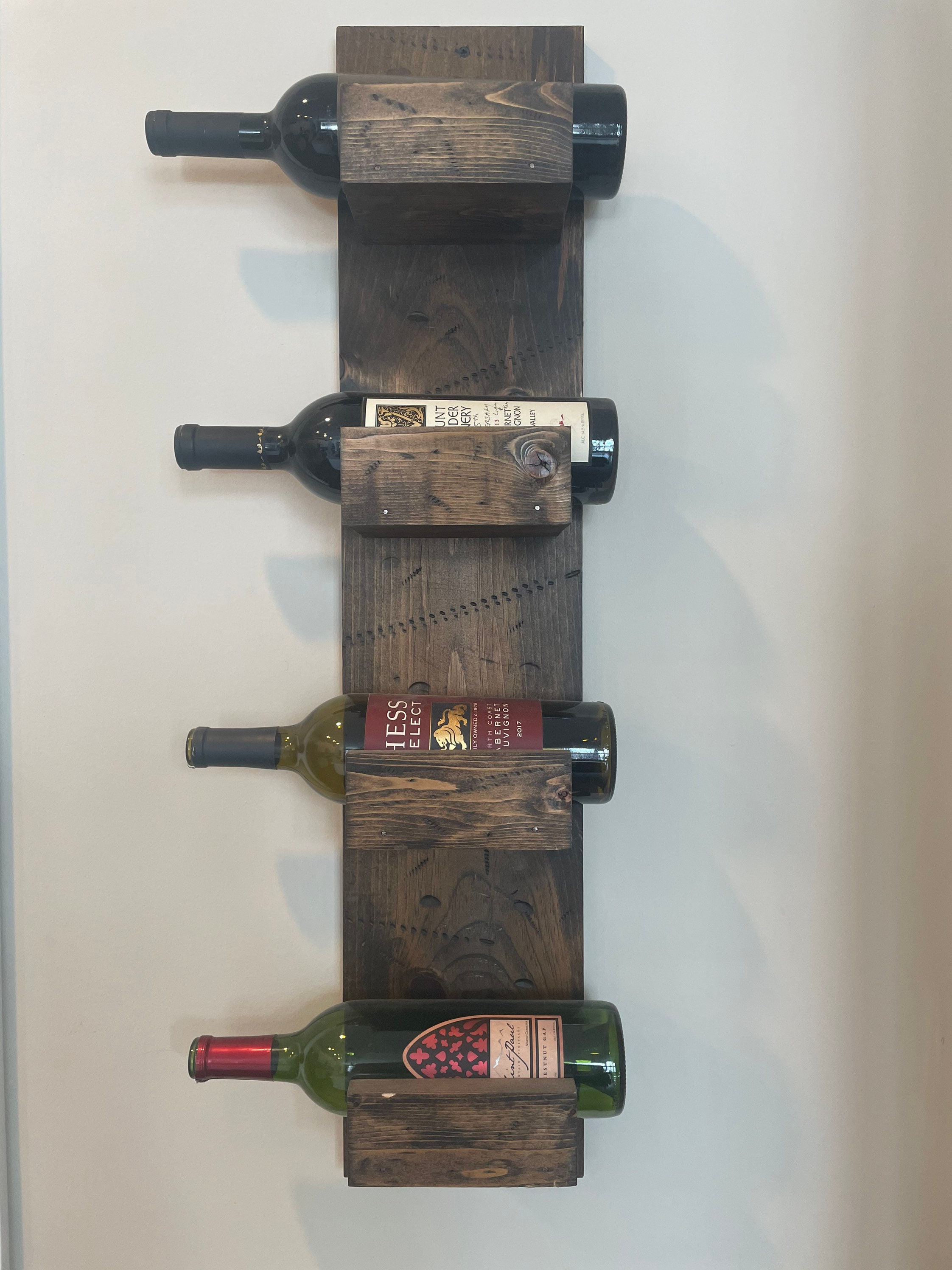 Rustic Wine Rack - Etsy