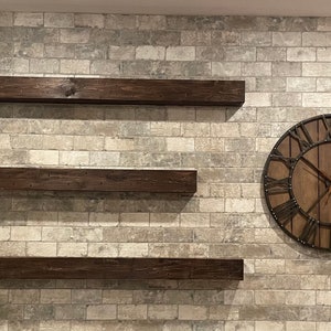 Rustic Beam Shelf - Etsy