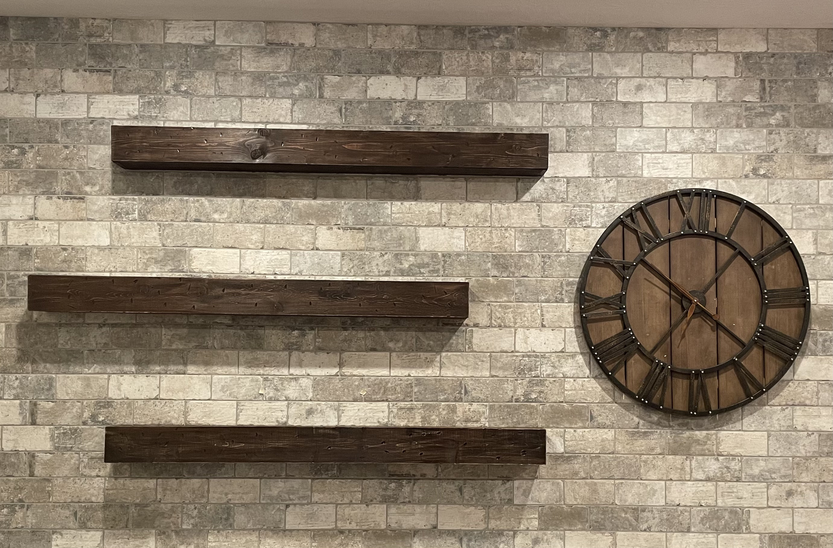 Rustic Beam Shelf - Etsy
