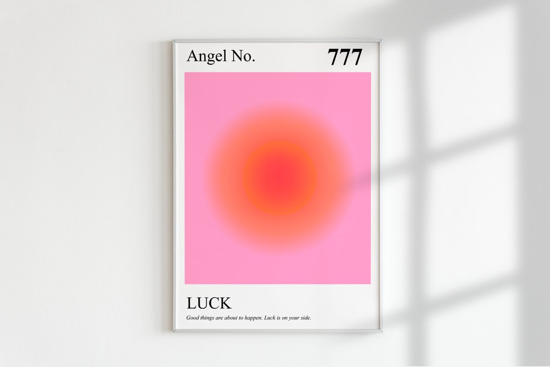777 Angel Number Print: Aura Quotes Poster (digital Download) - Etsy