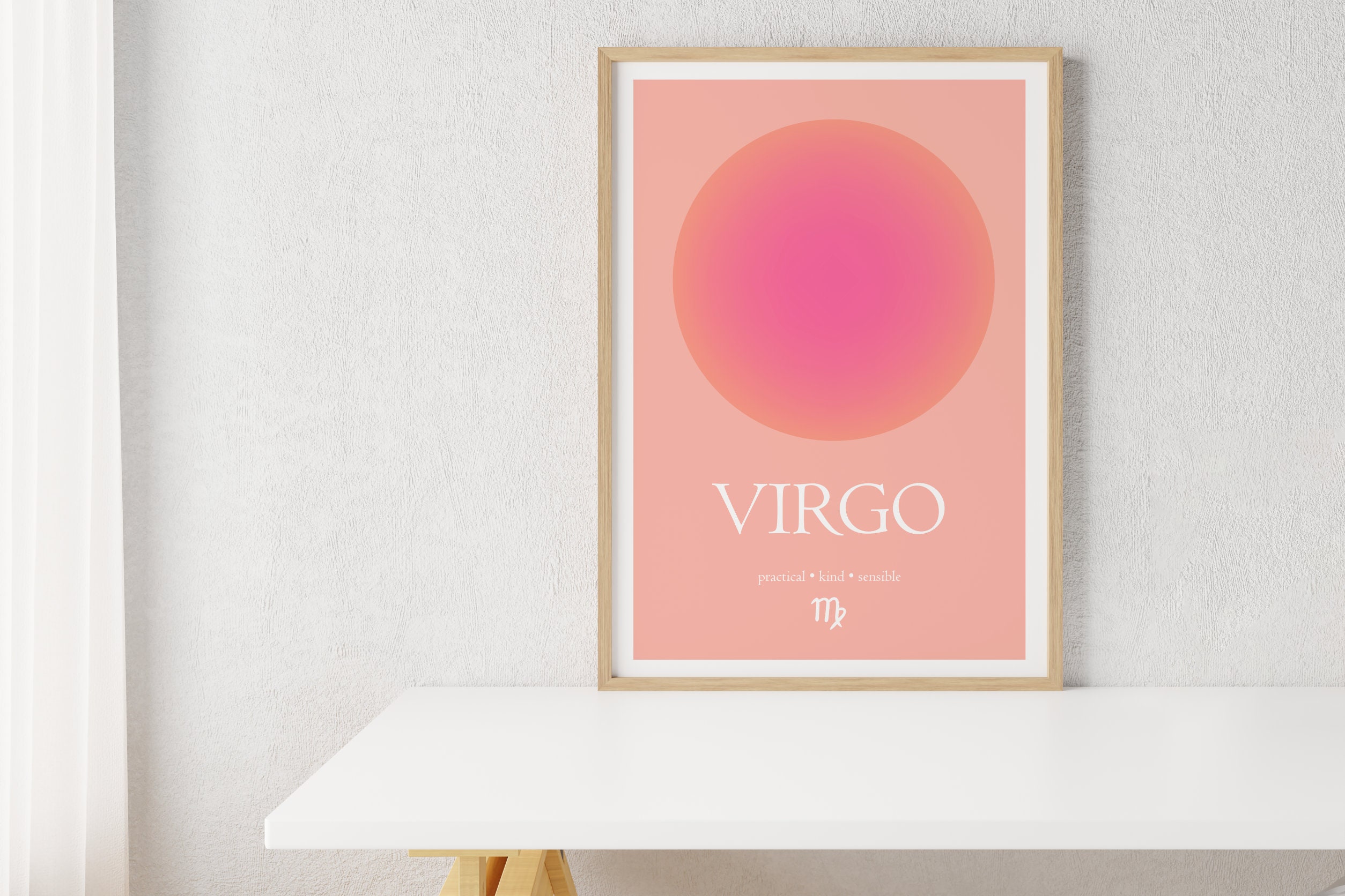 Virgo Aura Art Print: Zodiac Poster (digital Download) - Etsy