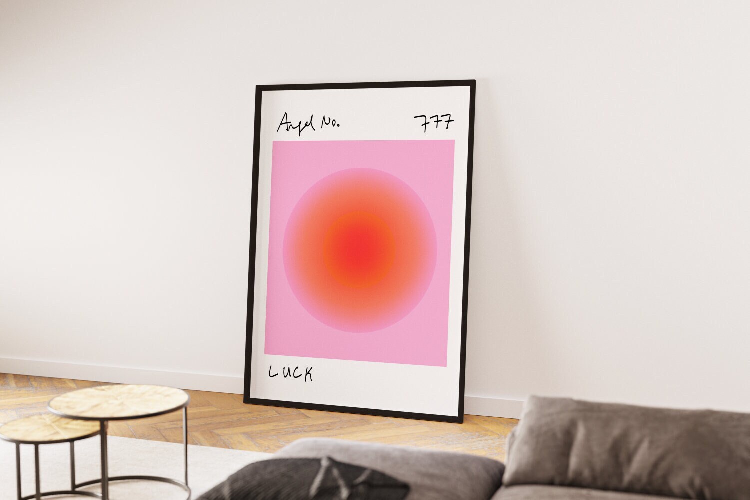 777 Angel Number Poster, Auro Quotes Poster, Angel Number Wall Art ...