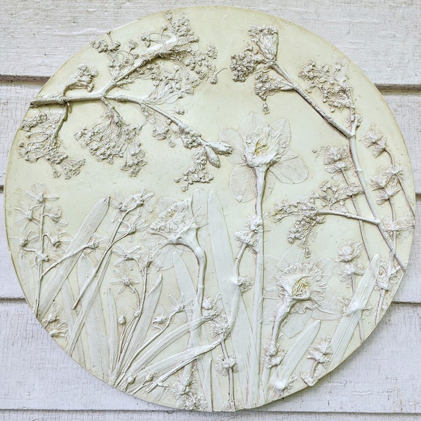 Botanical Bas Relief - Etsy