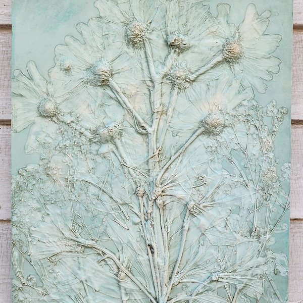 Botanical Bas Relief - Etsy