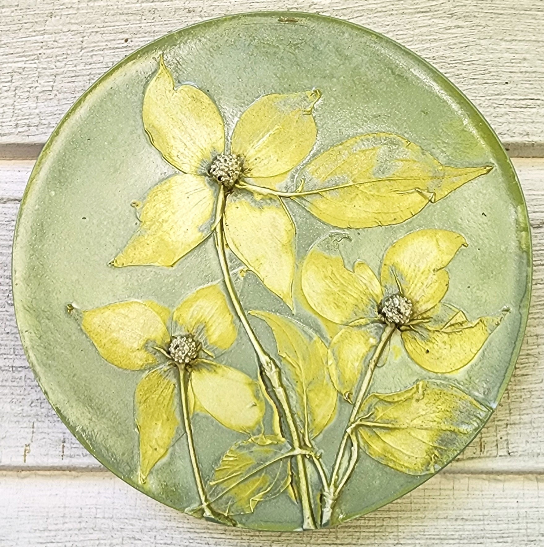 Plaster Botanical Bas Relief Artwork - Etsy