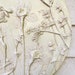 Plaster Botanical Bas Relief Artwork - Etsy