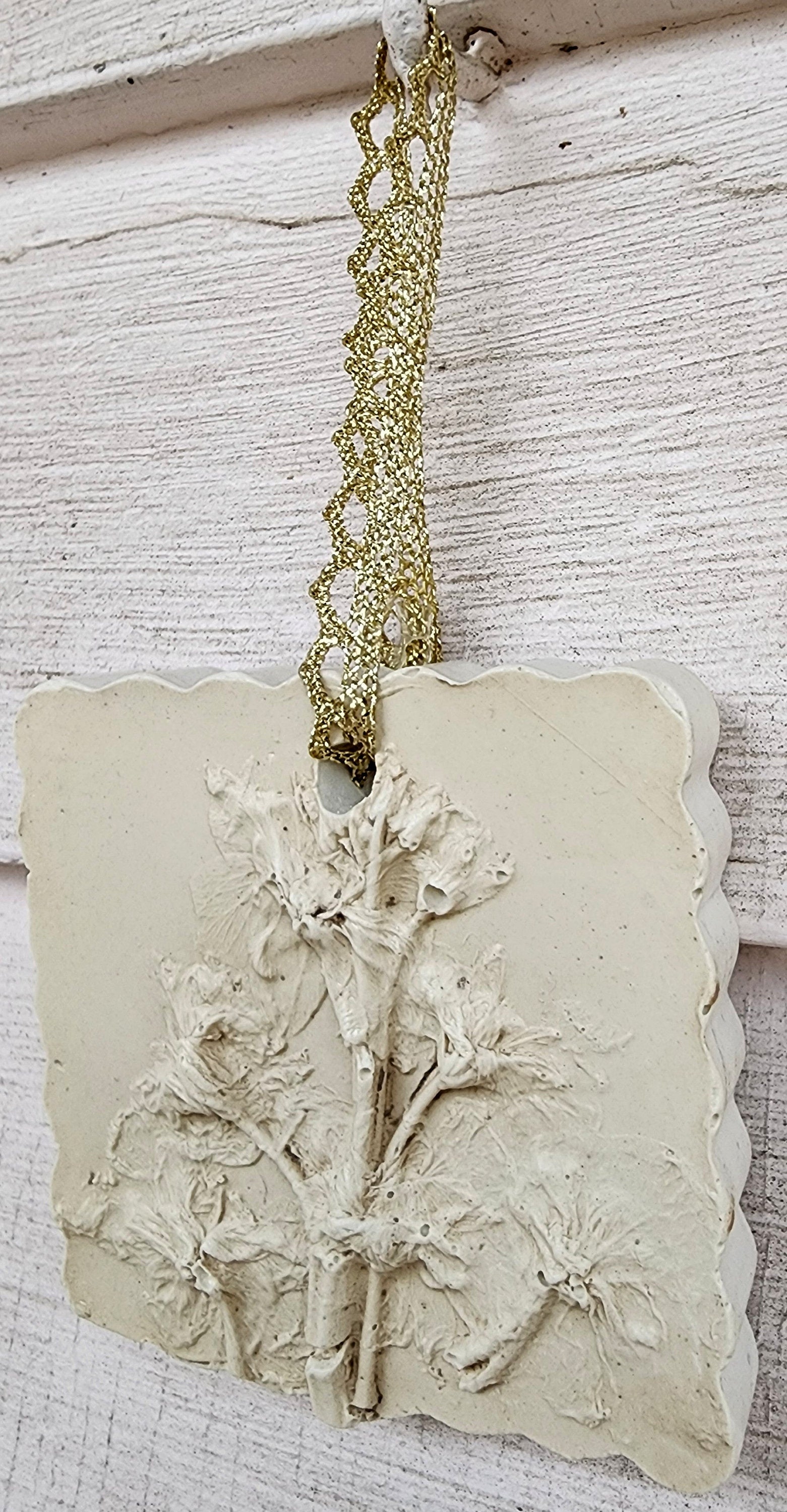 Plaster Botanical Bas Relief Artwork - Etsy