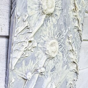 Plaster Botanical Bas Relief Artwork - Etsy