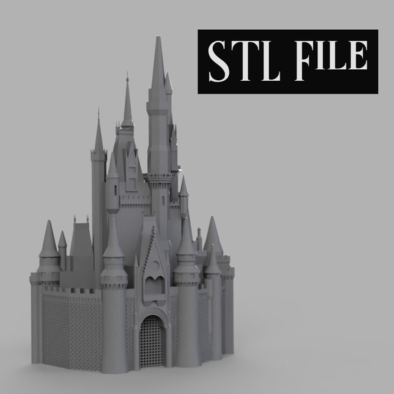 Magic Castle STL File NOW INCLUDES Split up Model for Larger | Etsy