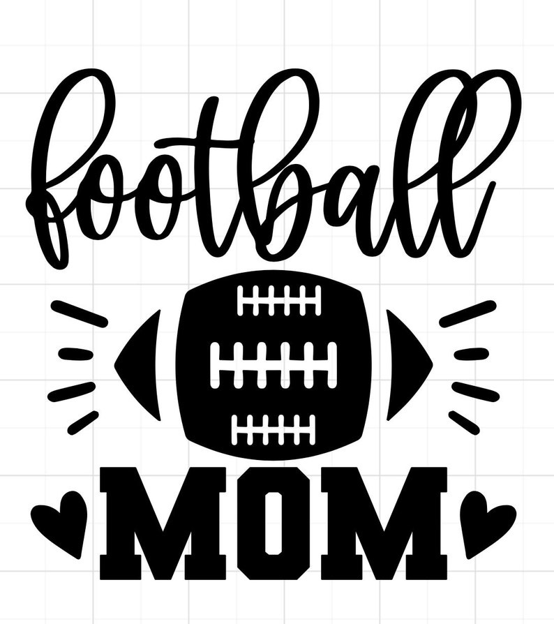 Football Mom HTV Vinyl Decal - Etsy