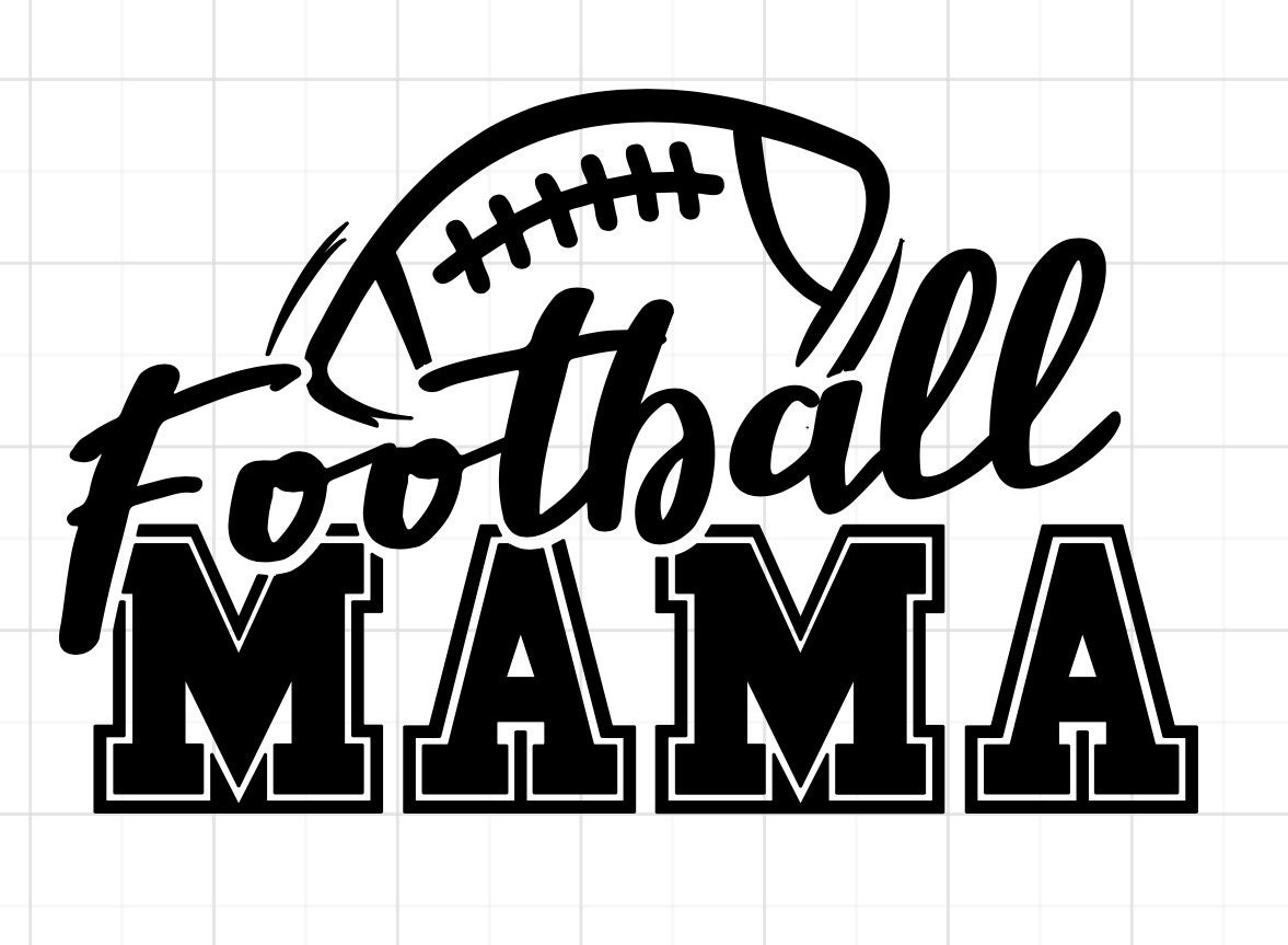 Football Mom Vinyl Decal - Etsy