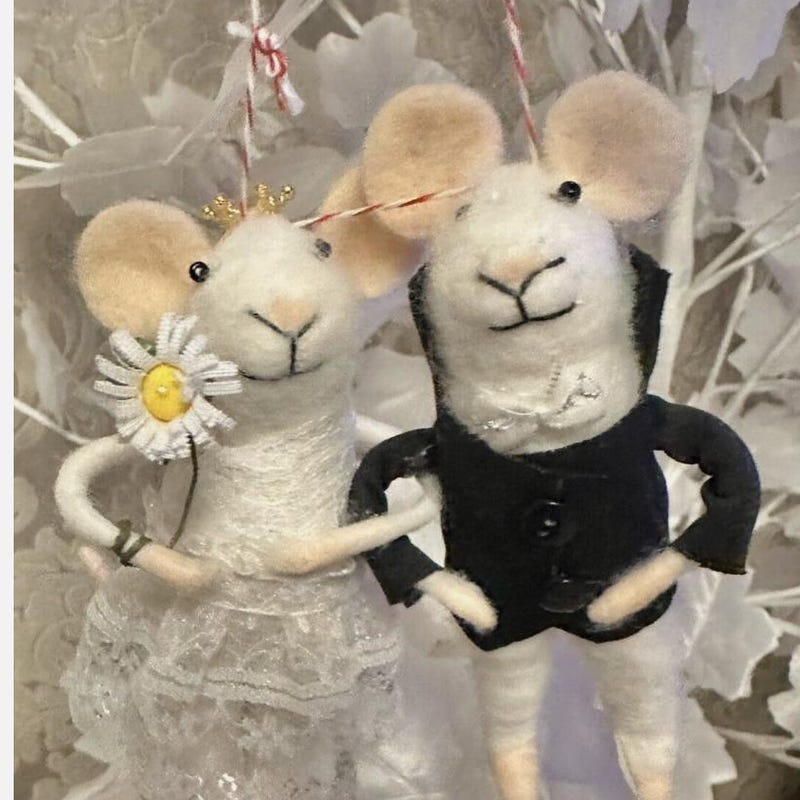 Felt Mice - Etsy UK