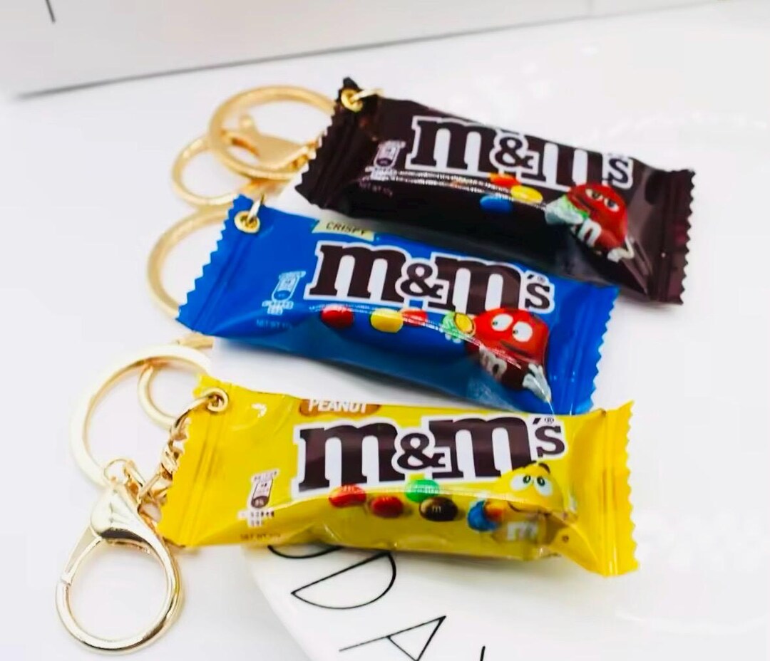 M & M’s Chocolate Keyring Car Keys Sweets Candy Gift Bag Charm - Etsy