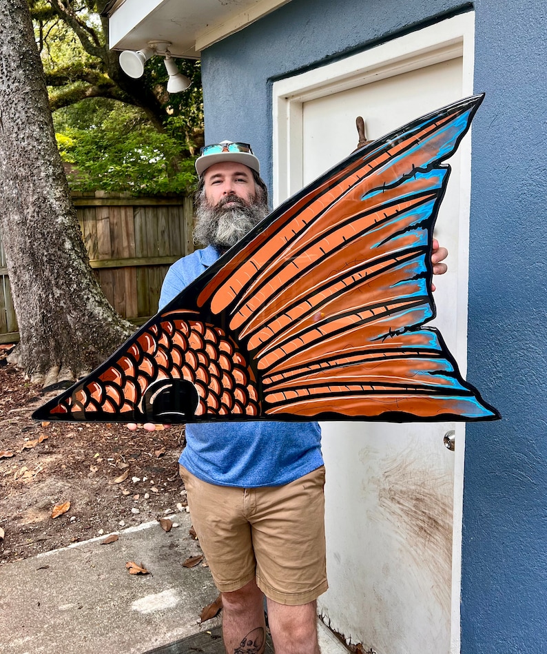 Redfish Tail Mount: Red Drum, Bull Red - Etsy