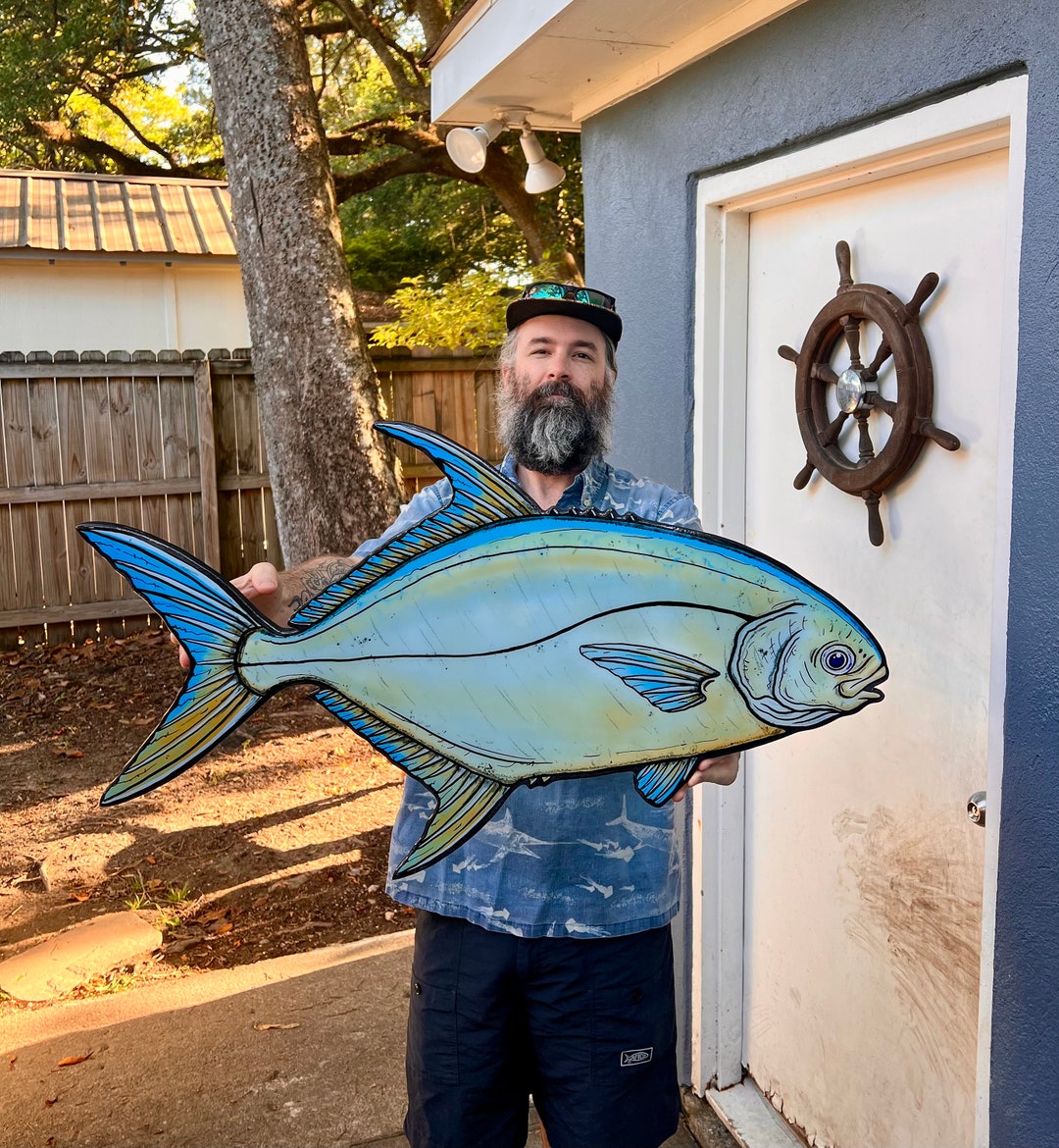 Pompano Fish Art - Etsy