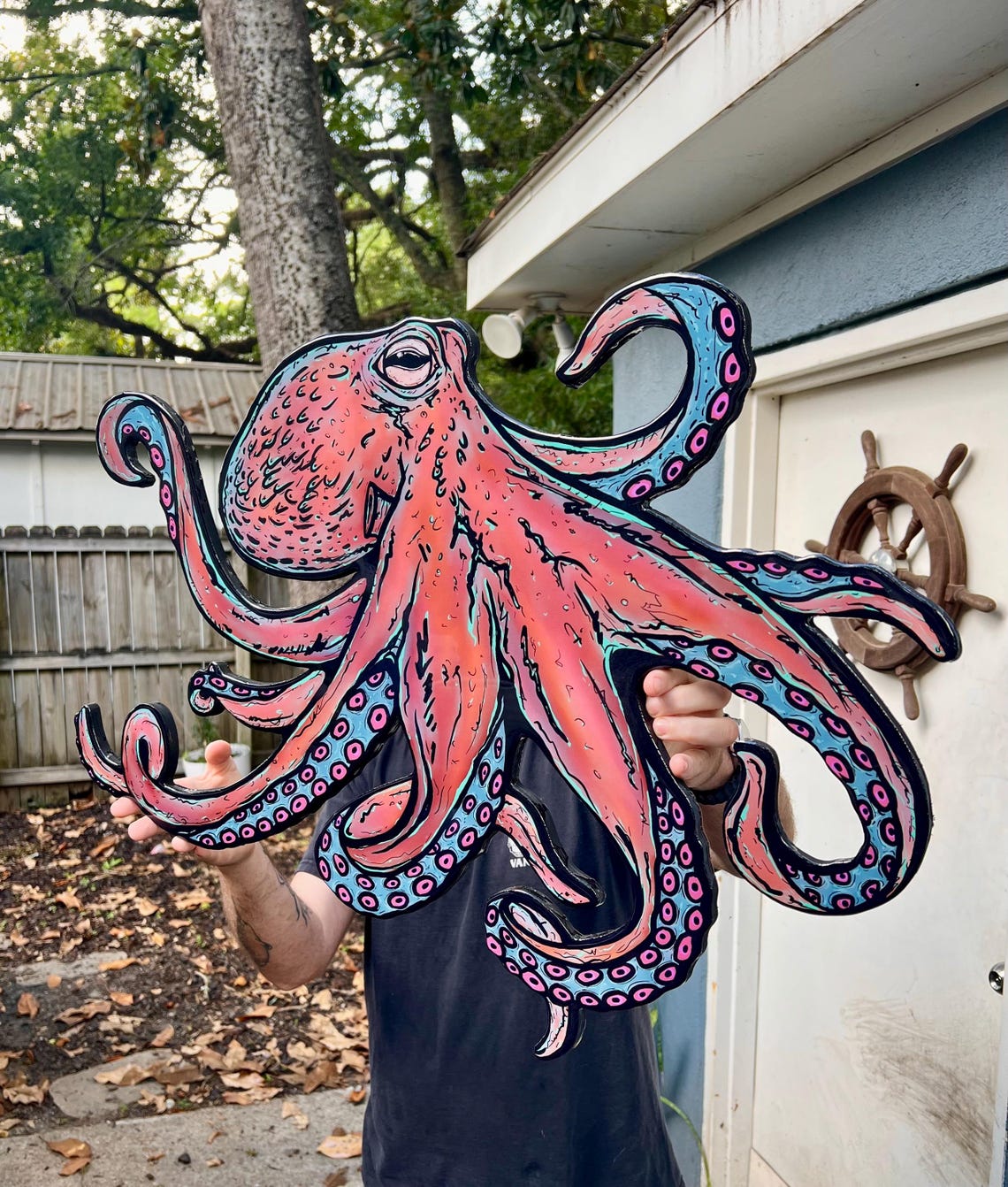 Octopus Art - Etsy
