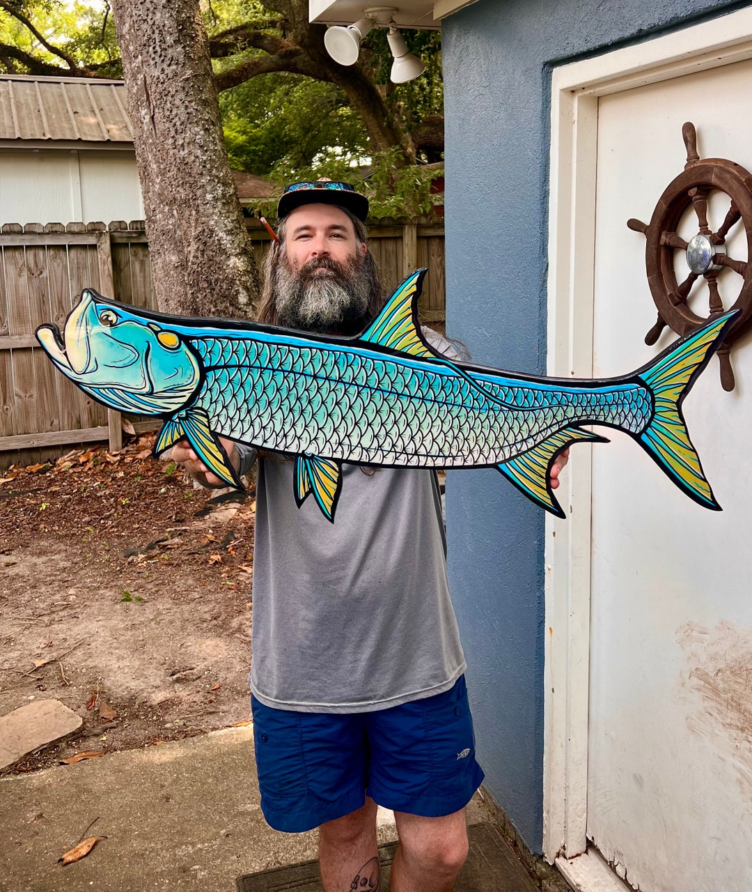 Tarpon Fish Art - Etsy