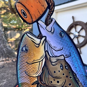 Inshore Slam Fish Art: Gulf & Atlantic Coast Digital Painting - Etsy