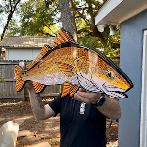 Redfish Art, Red Drum, Bull Red - Etsy