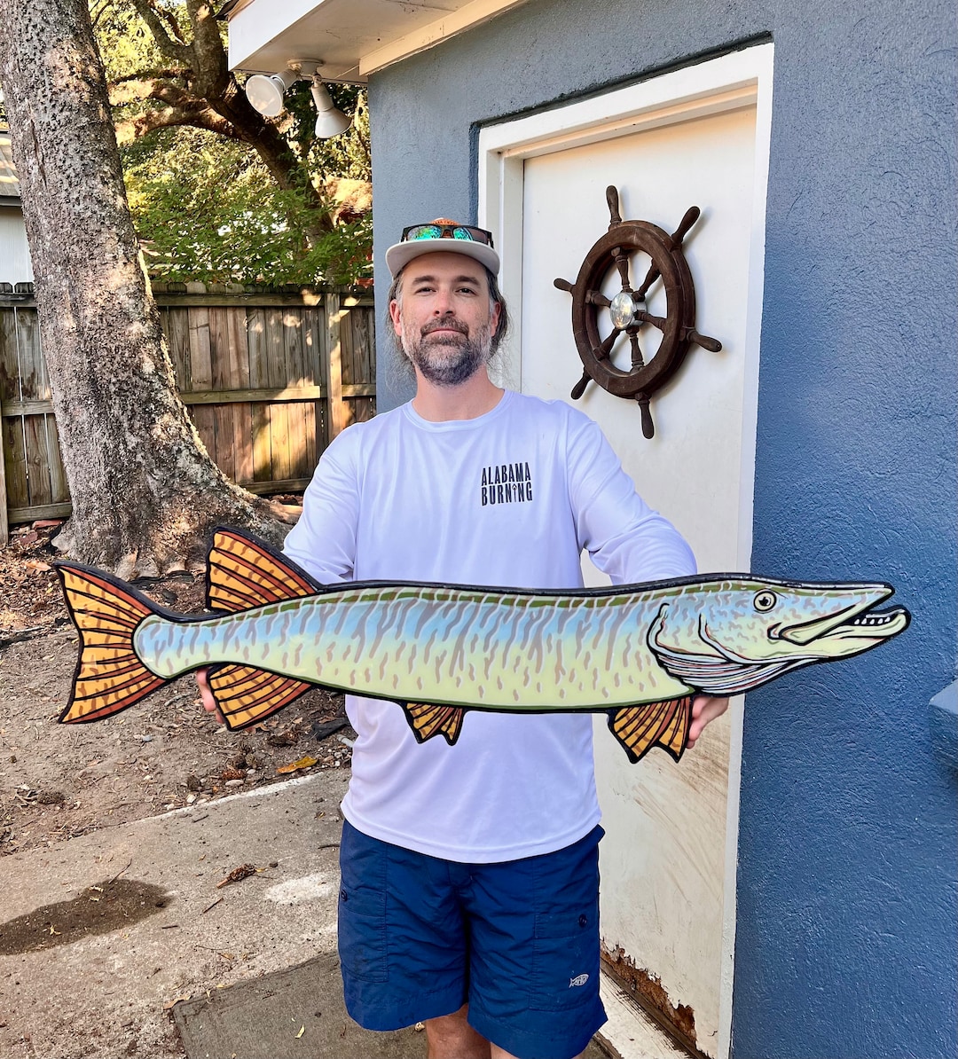 Musky Fish Art - Etsy