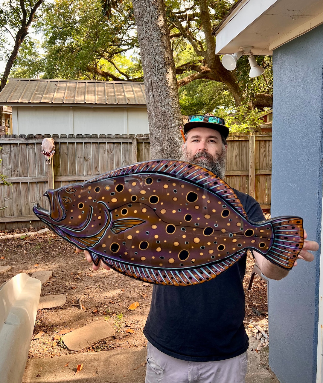 Flounder Art - Etsy