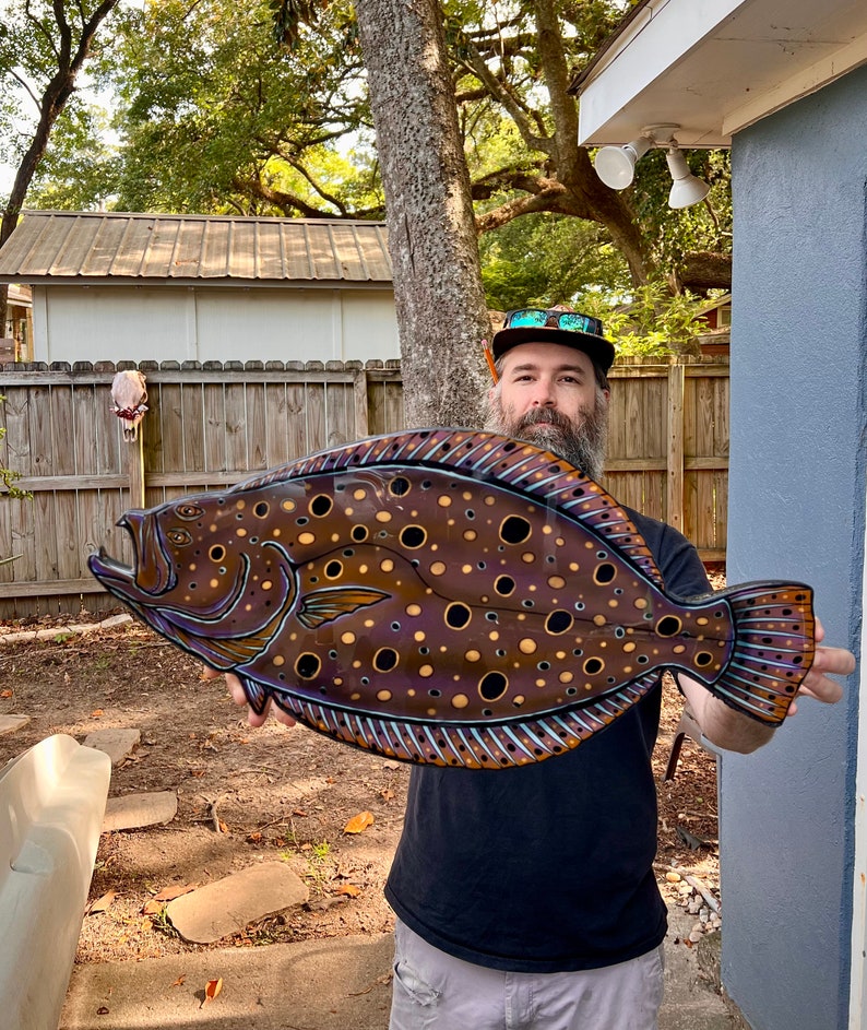 Flounder Art - Etsy