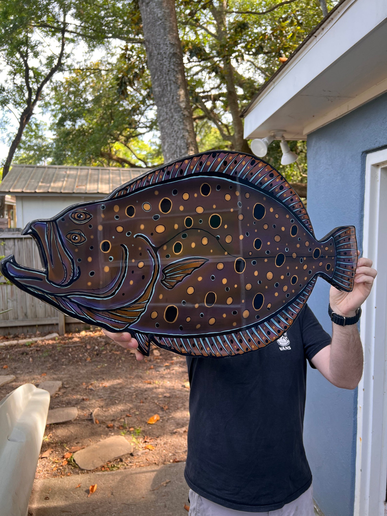 Flounder Art - Etsy