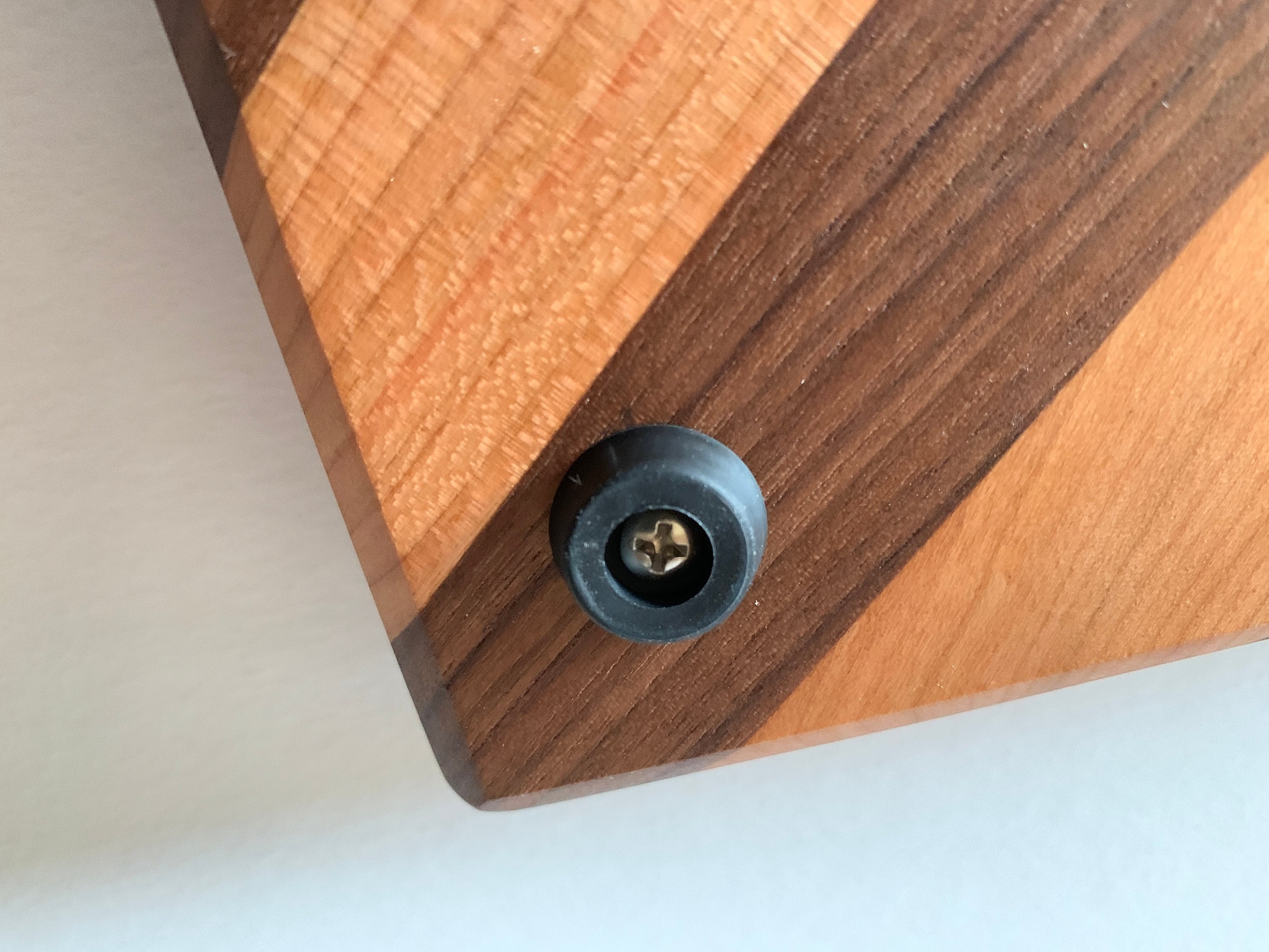 Cutting Board - Small - Edge Grain - Wood - Cherry / Walnut - Diagonal ...