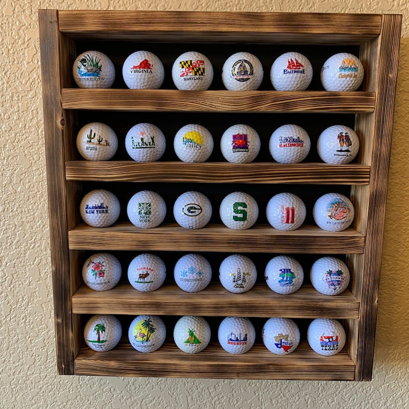 Golf Ball Display Case - Etsy