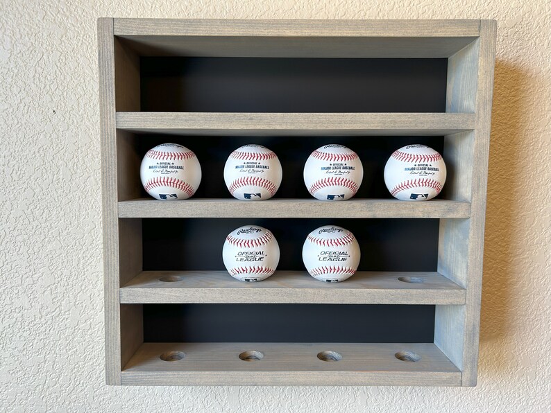 Baseball Display Cabinet - Etsy