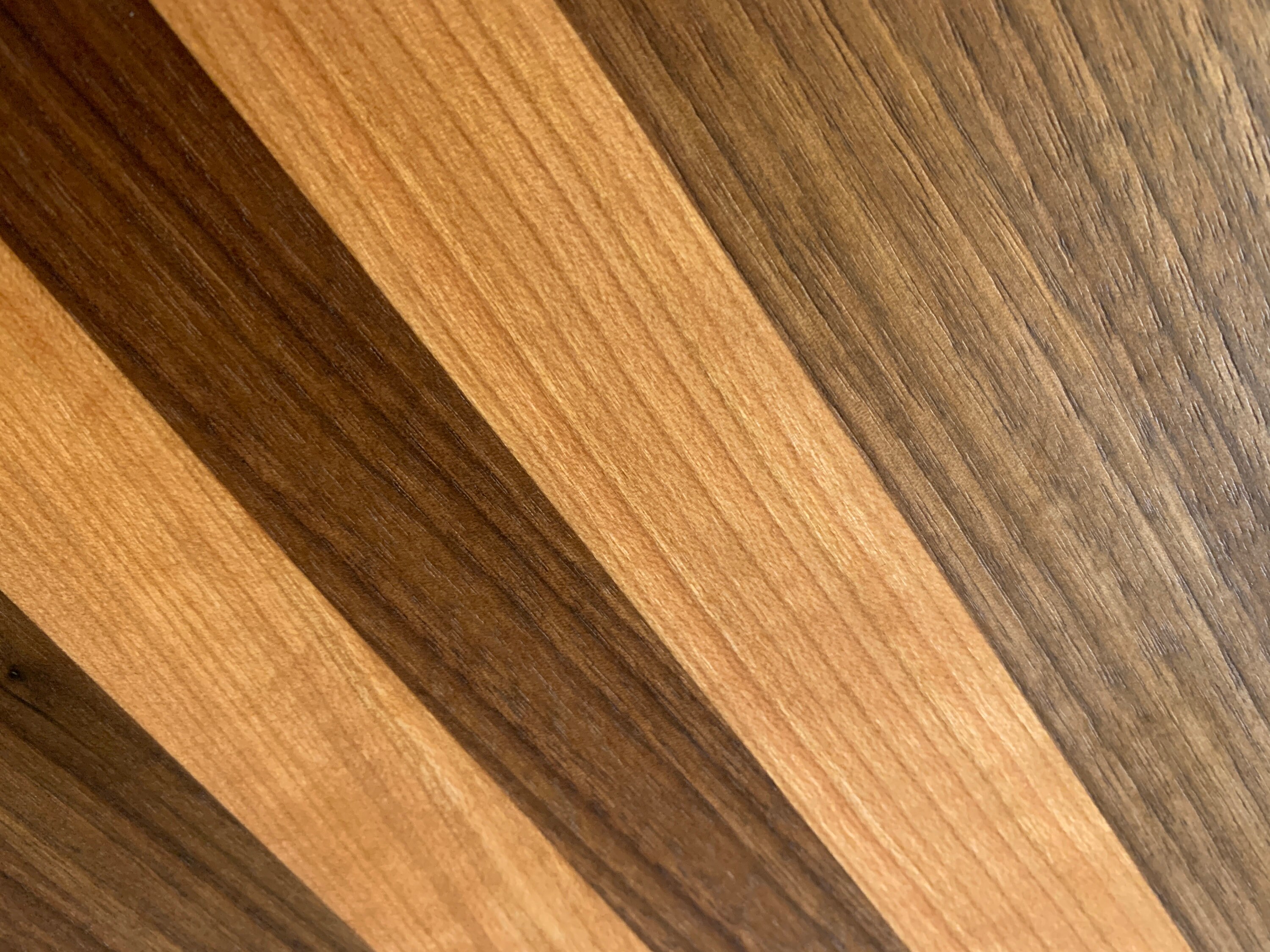 Cutting Board - Small - Edge Grain - Wood - Cherry / Walnut - Diagonal ...