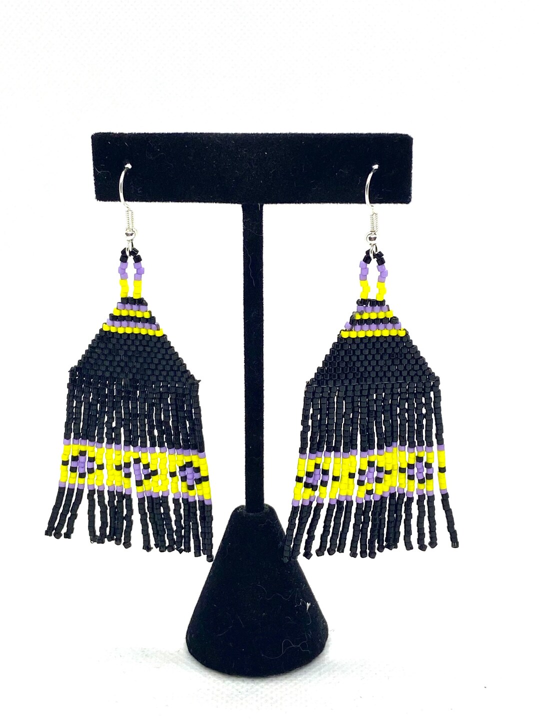 Choctaw Diamond Fringe Earrings - Etsy