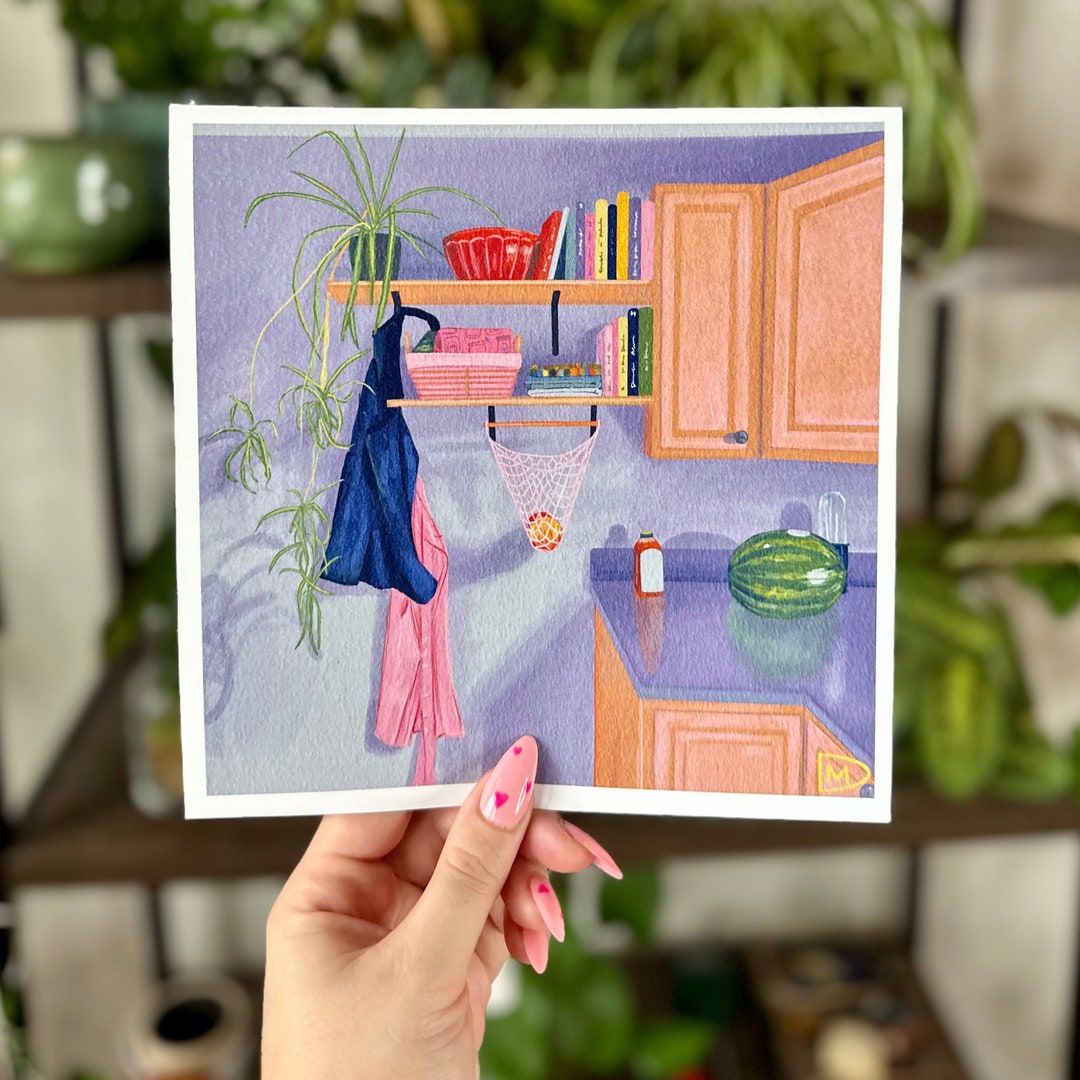 Cute Colorful Kitchen Print Homemade Art Print Wall Decor - Etsy