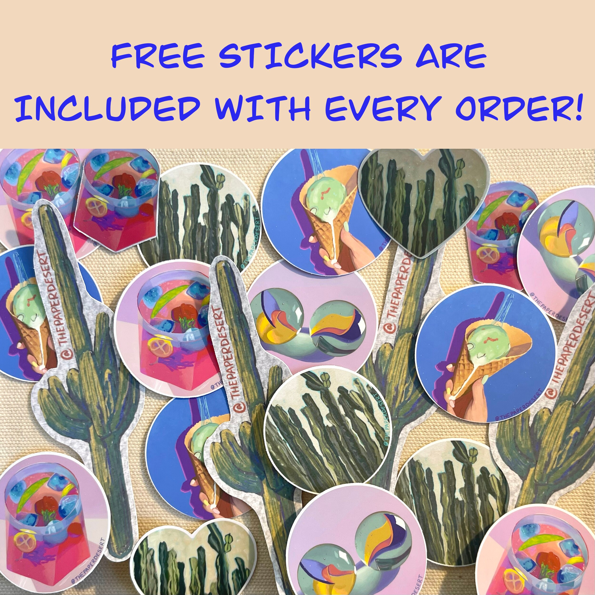 Fun Sticker Set | Three 3" Stickers - Etsy